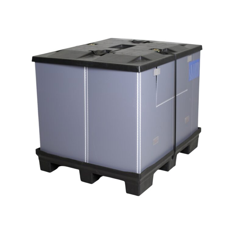 Pal ‘n’ Lid™ Plastic Pallet Box & Buckle Belt System | Maxpack